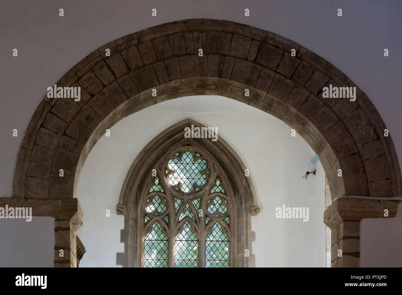 Holy Cross Church, Pattishall, Northamptonshire, England, UK Stock ...