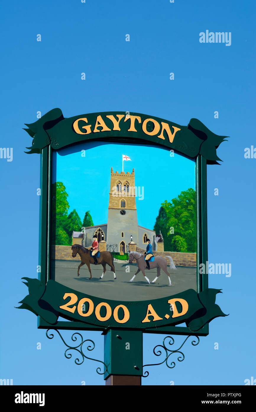 Gayton village hi-res stock photography and images - Alamy