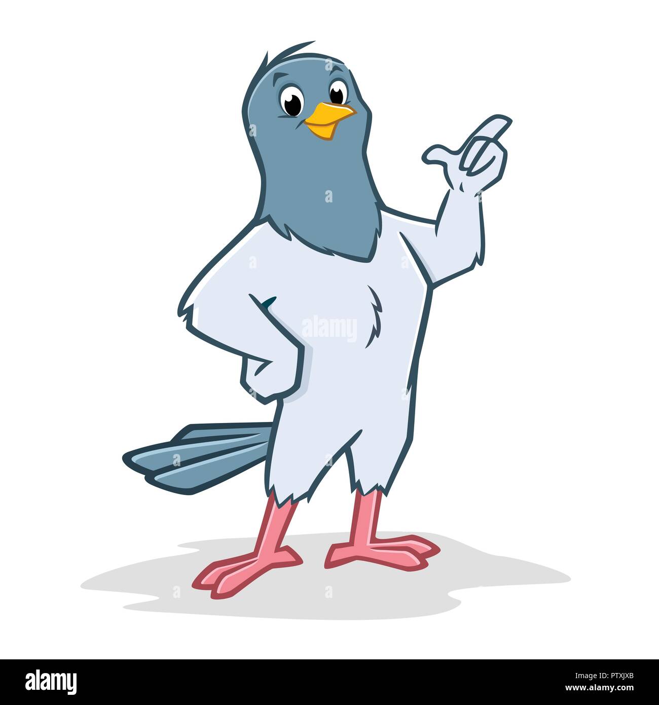 Cartoon pigeon Stock Vector Images - Alamy