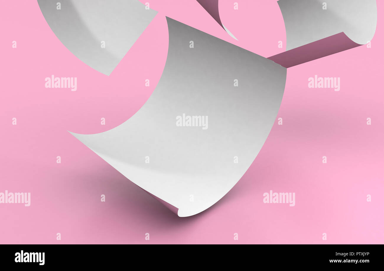 Papers falling hi-res stock photography and images - Alamy