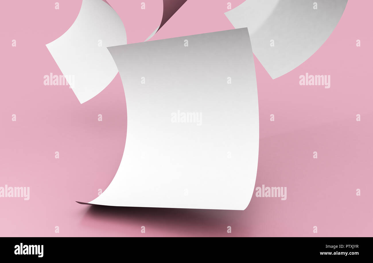 Papers flying office hi-res stock photography and images - Alamy