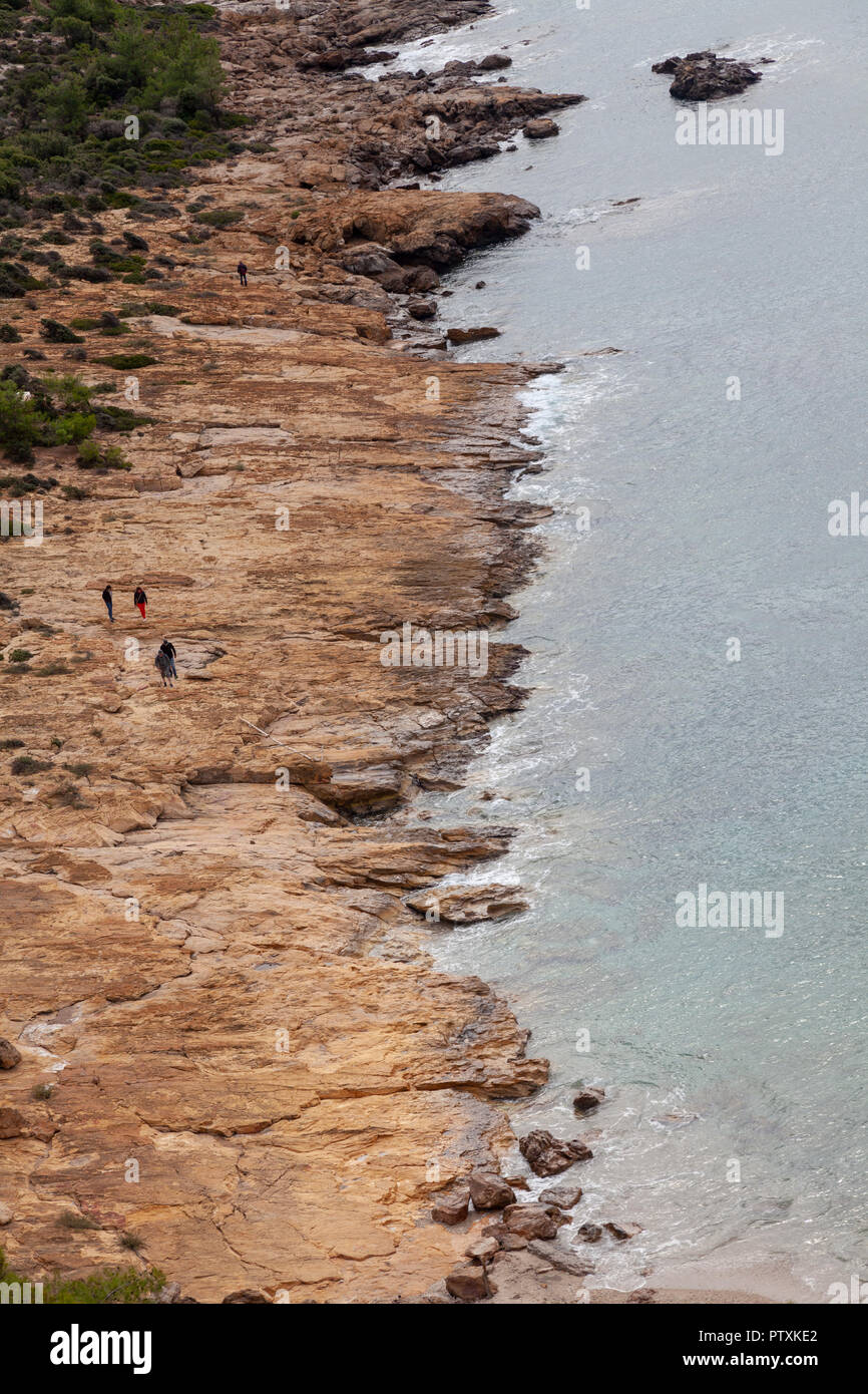People walking at the beach Stock Photo - Alamy