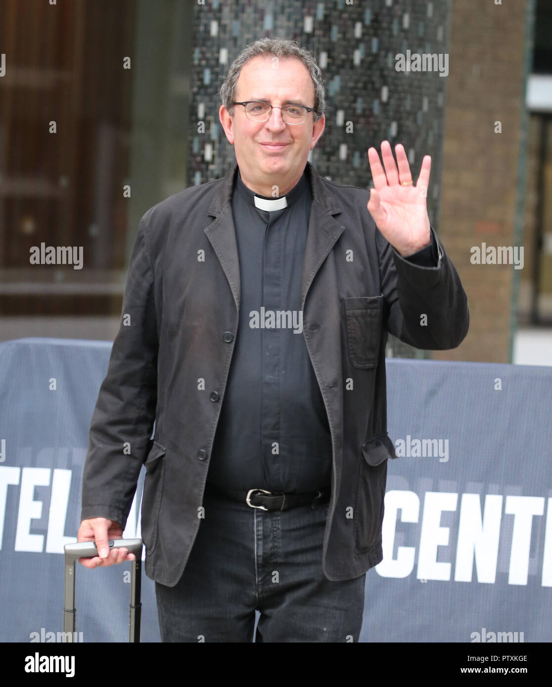 Richard Coles outside ITV Studios Featuring: Richard Coles Where ...