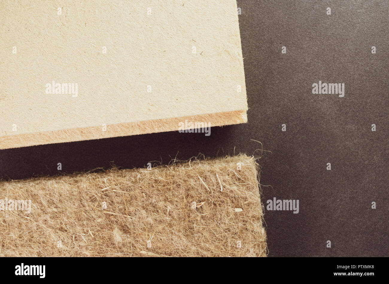 natural fibers building insulation materials samples - thermal ...