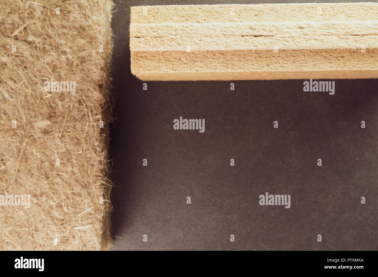 natural fibers building insulation materials samples - thermal ...