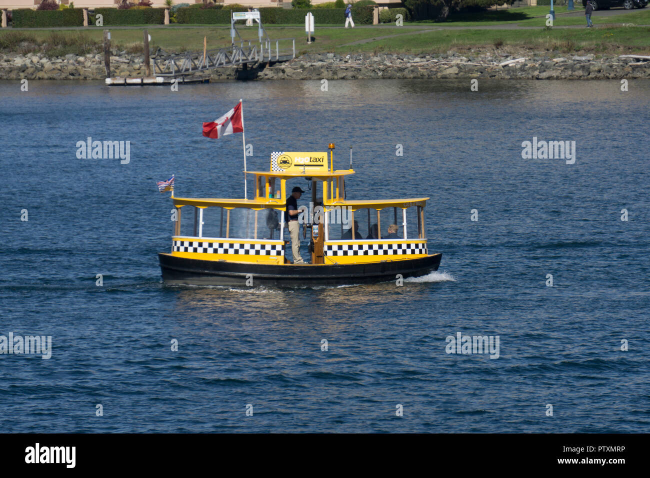 A water taxi in the inner harbour harbor victoria hi-res stock ...