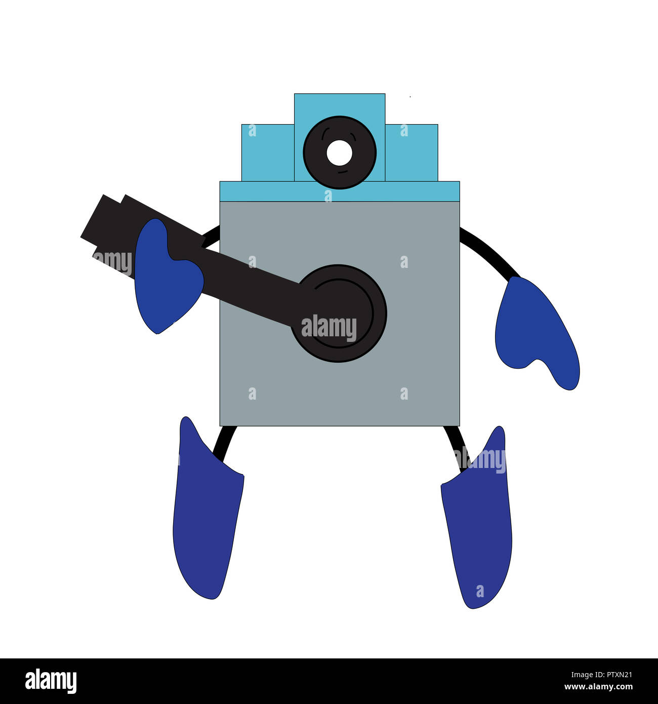 Vector Robot Vacuum Stock Photo - Alamy