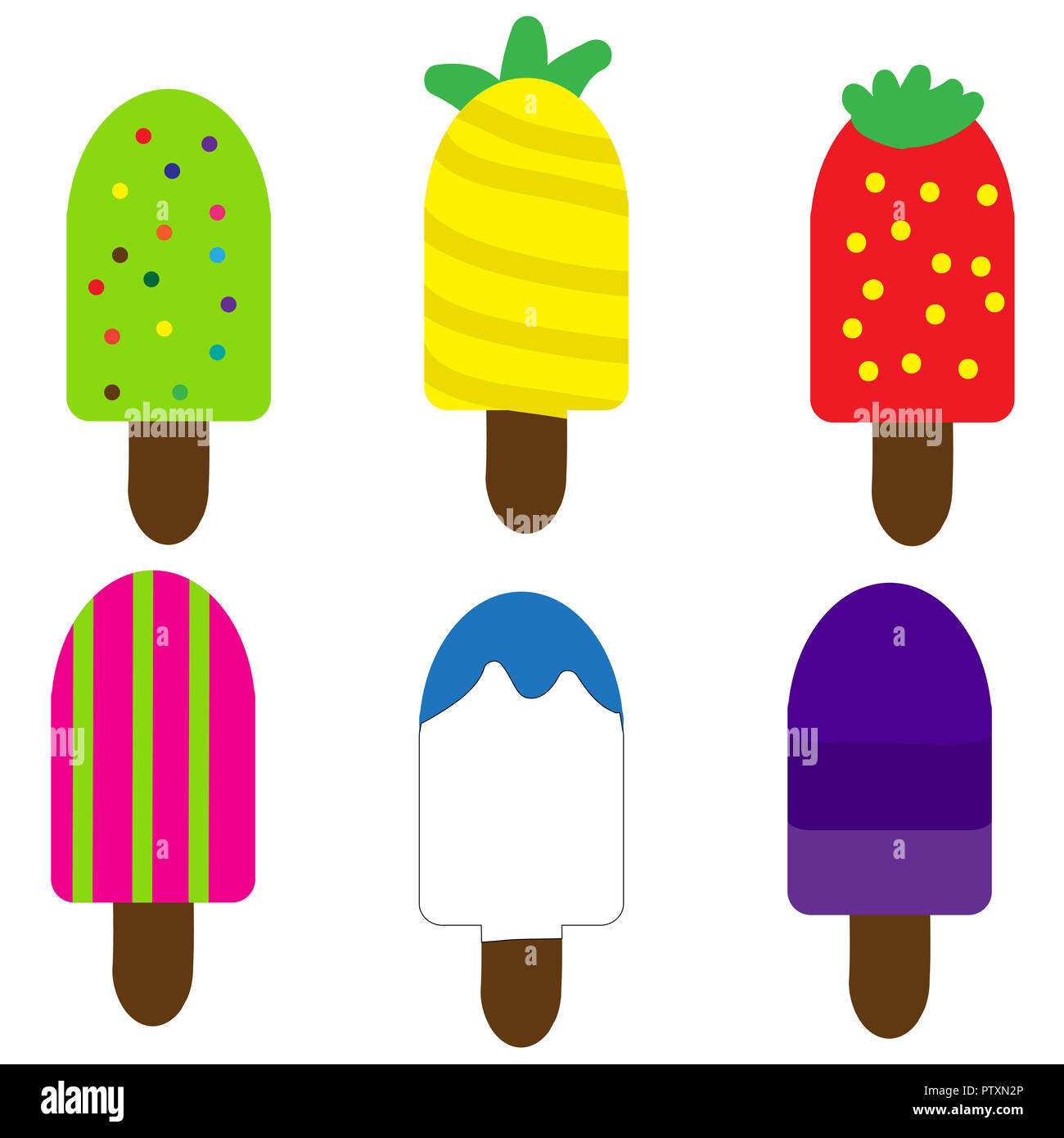 Ice cream vector Stock Photo - Alamy