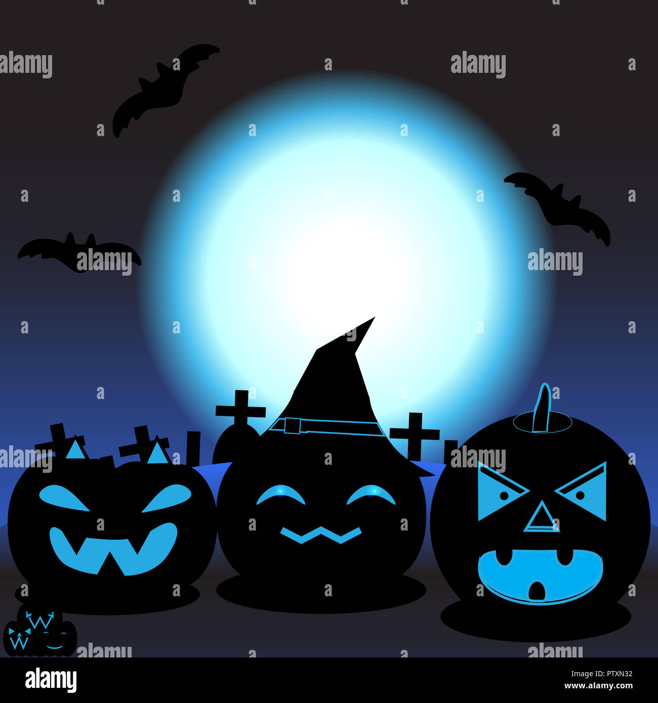 Halloween day vector Stock Photo - Alamy