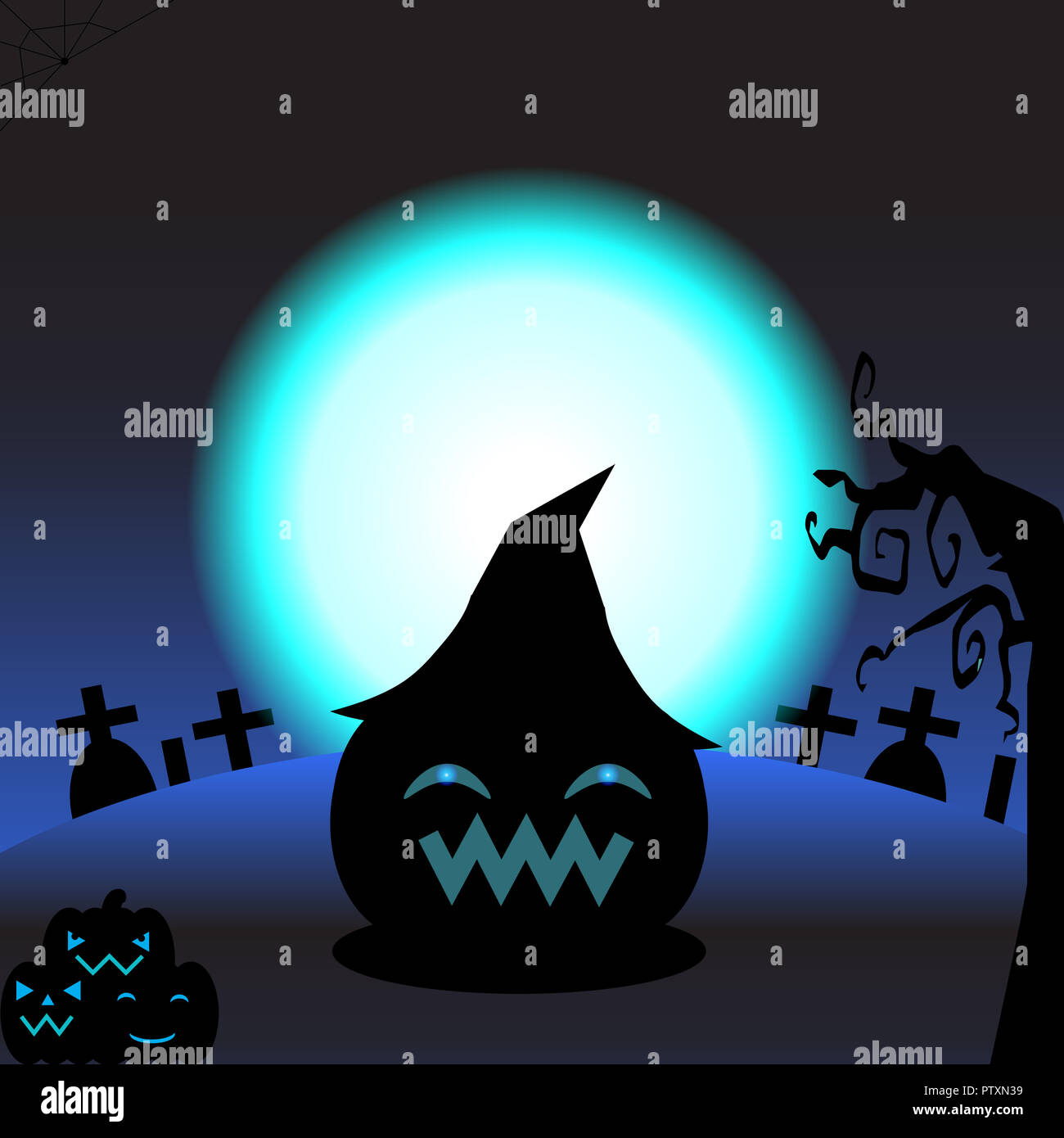 Halloween day vector Stock Photo - Alamy