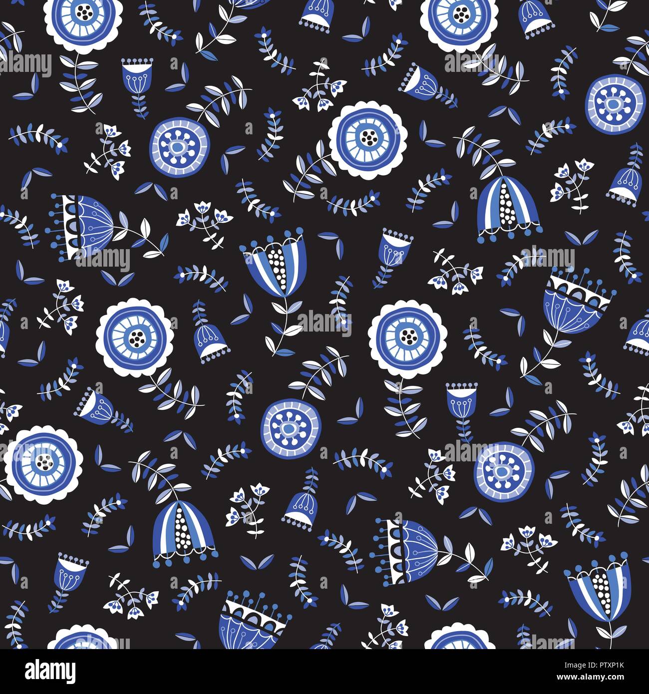 Delft pattern Stock Vector Images - Alamy