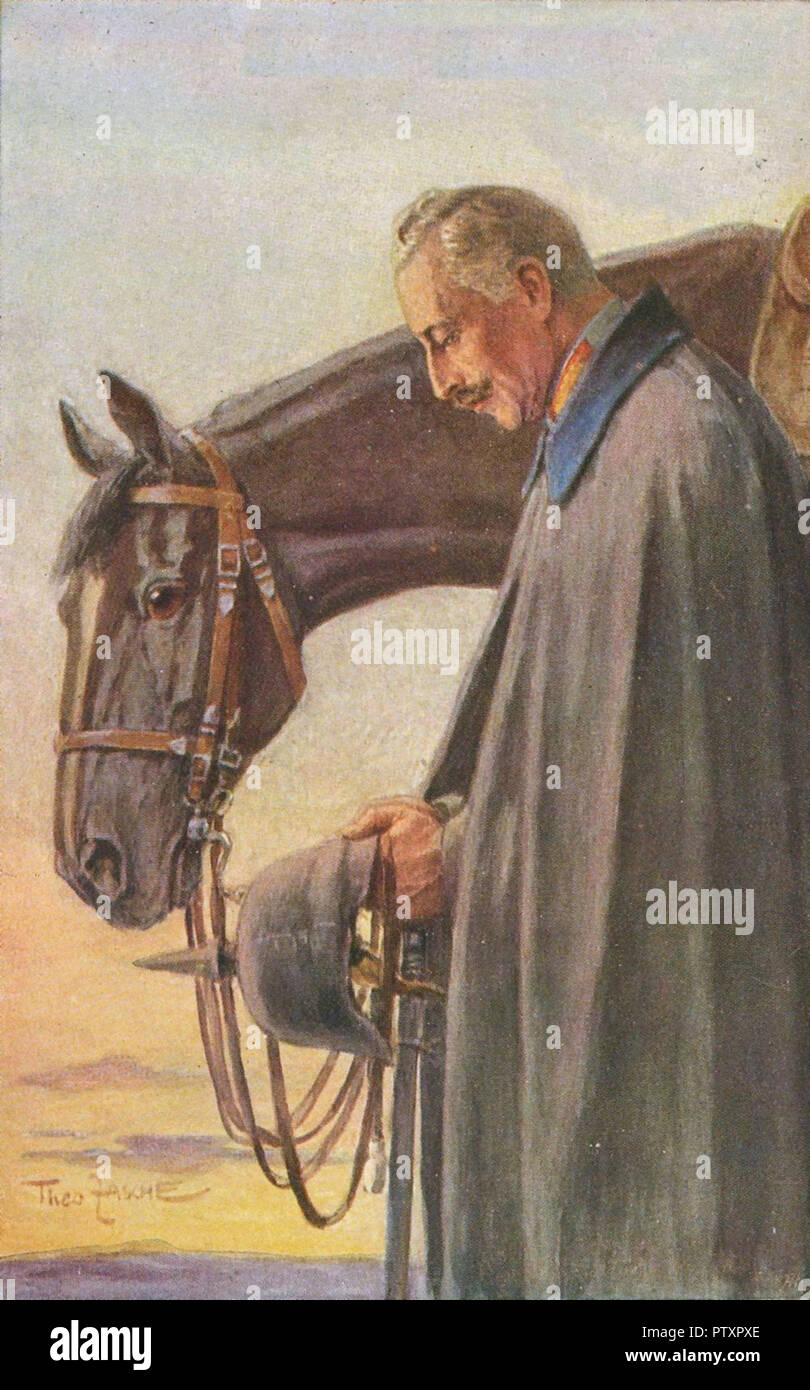 Zasche Theodor - Wilhelm II Bei Einer Andacht IM Felde Stock Photo - Alamy