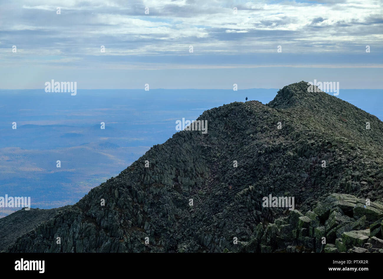 South Peak, Mount Katahdin, Baxter State Park, Maine, photographed from ...