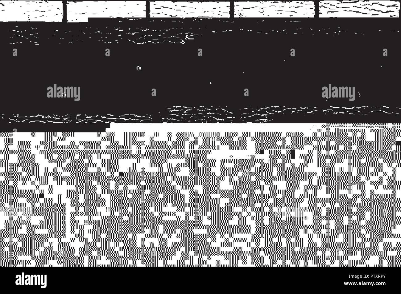 Glitch overlay vhs noise Stock Vector Images - Alamy