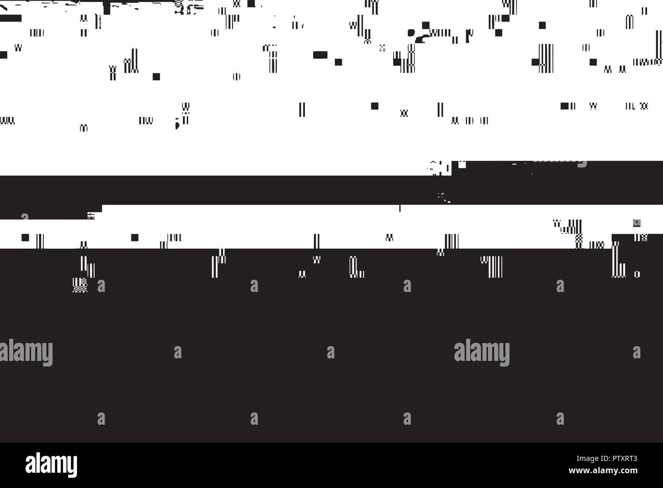 Vhs noise glitch effect no Stock Vector Images - Alamy