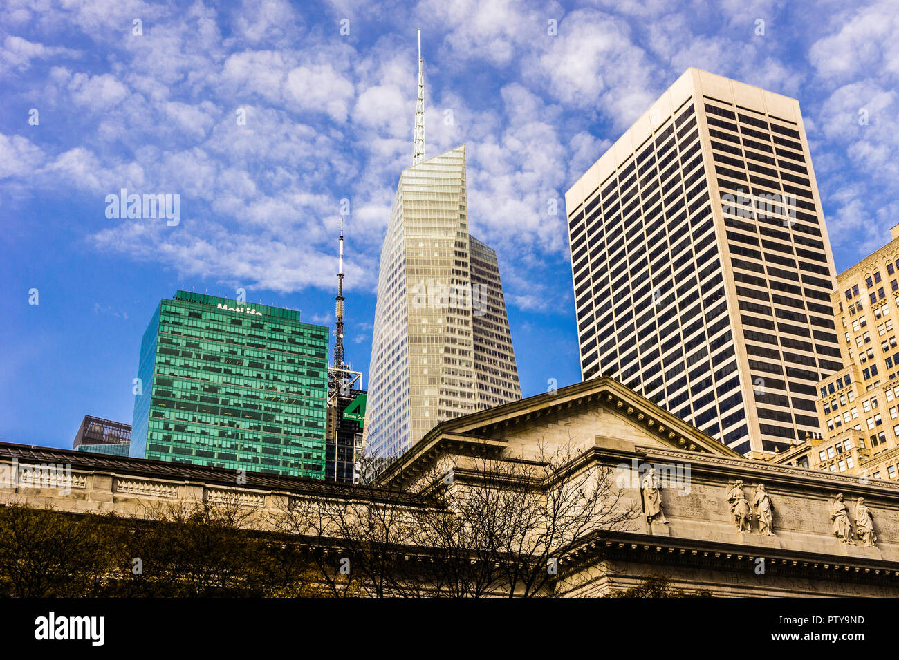 New York Public Library Manhattan New York, New York, USA Stock Photo ...