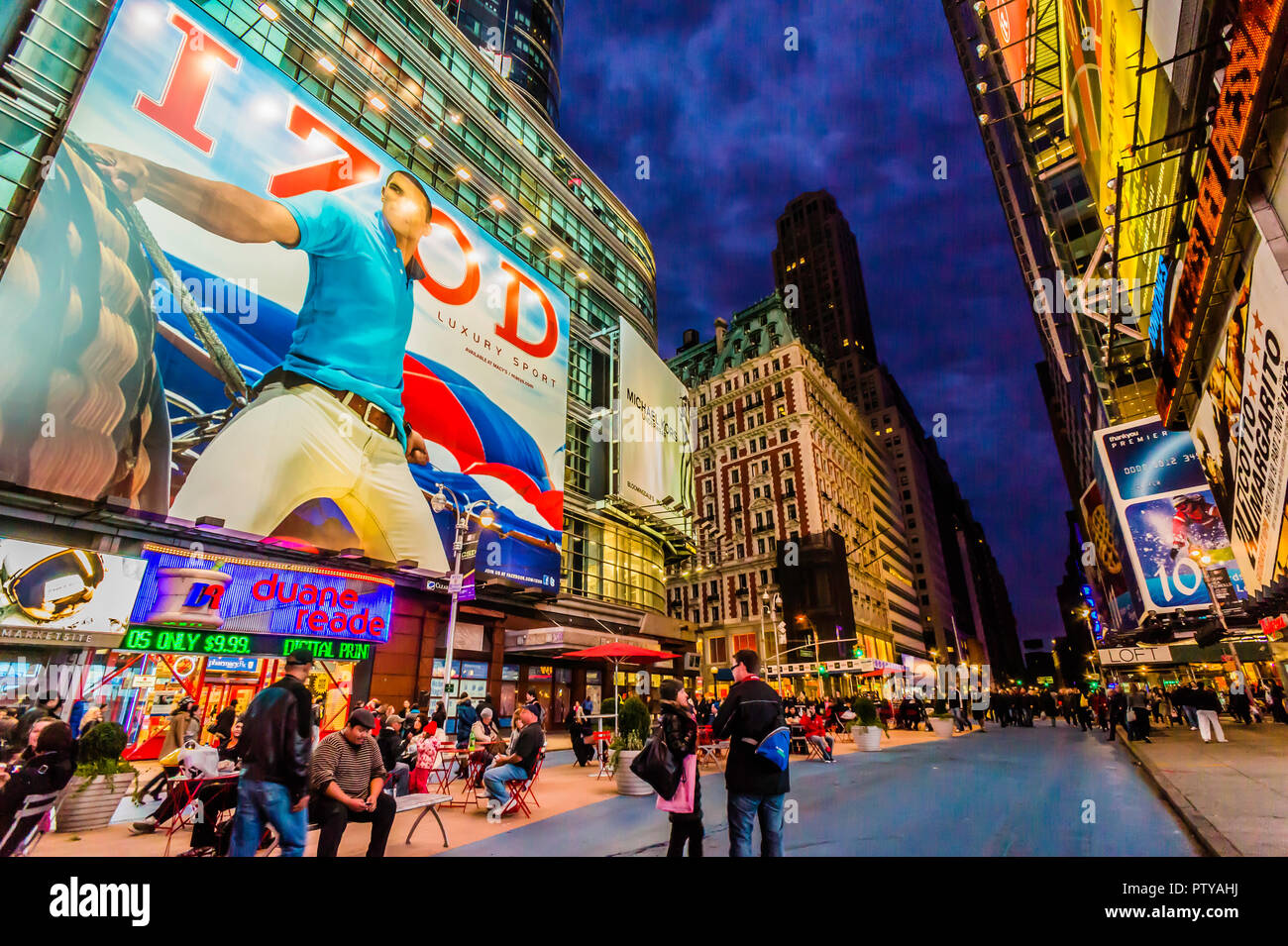 Times Square Theater District Manhattan New York, New York, USA Stock ...