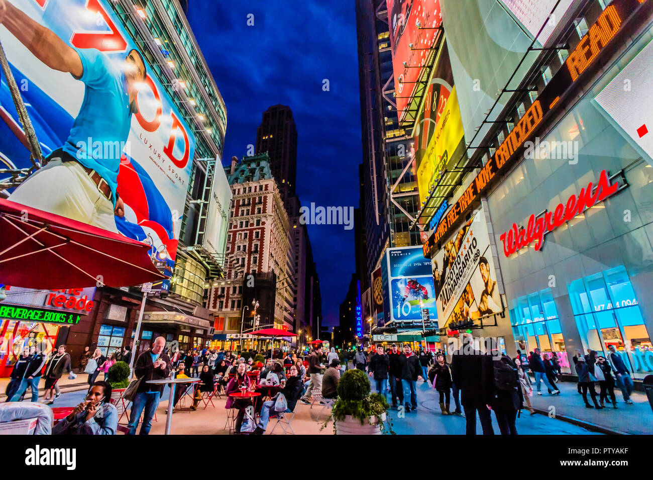 Times Square Theater District Manhattan New York, New York, USA Stock ...