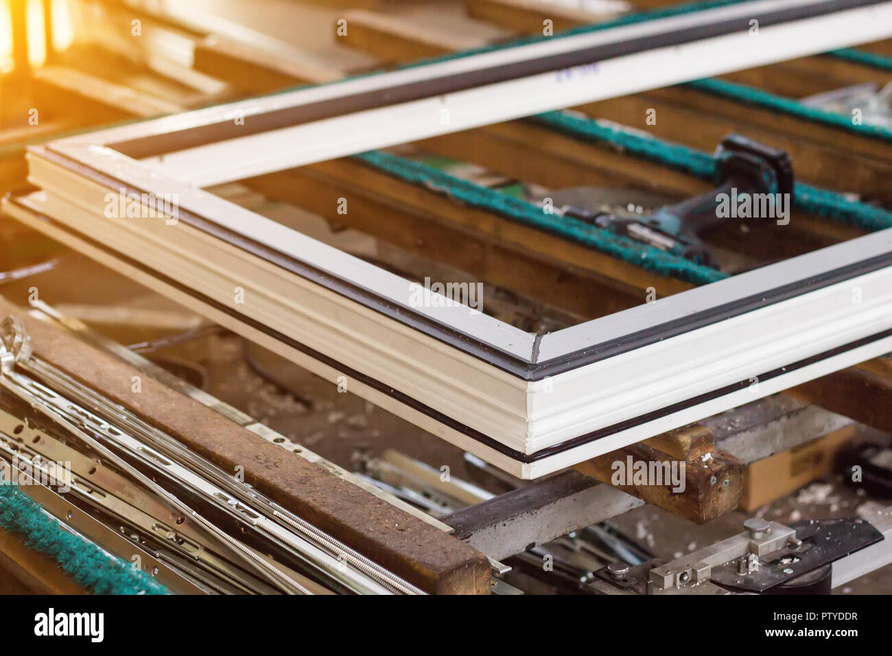 Production of pvc windows, pvc window sash, frame and tools for ...