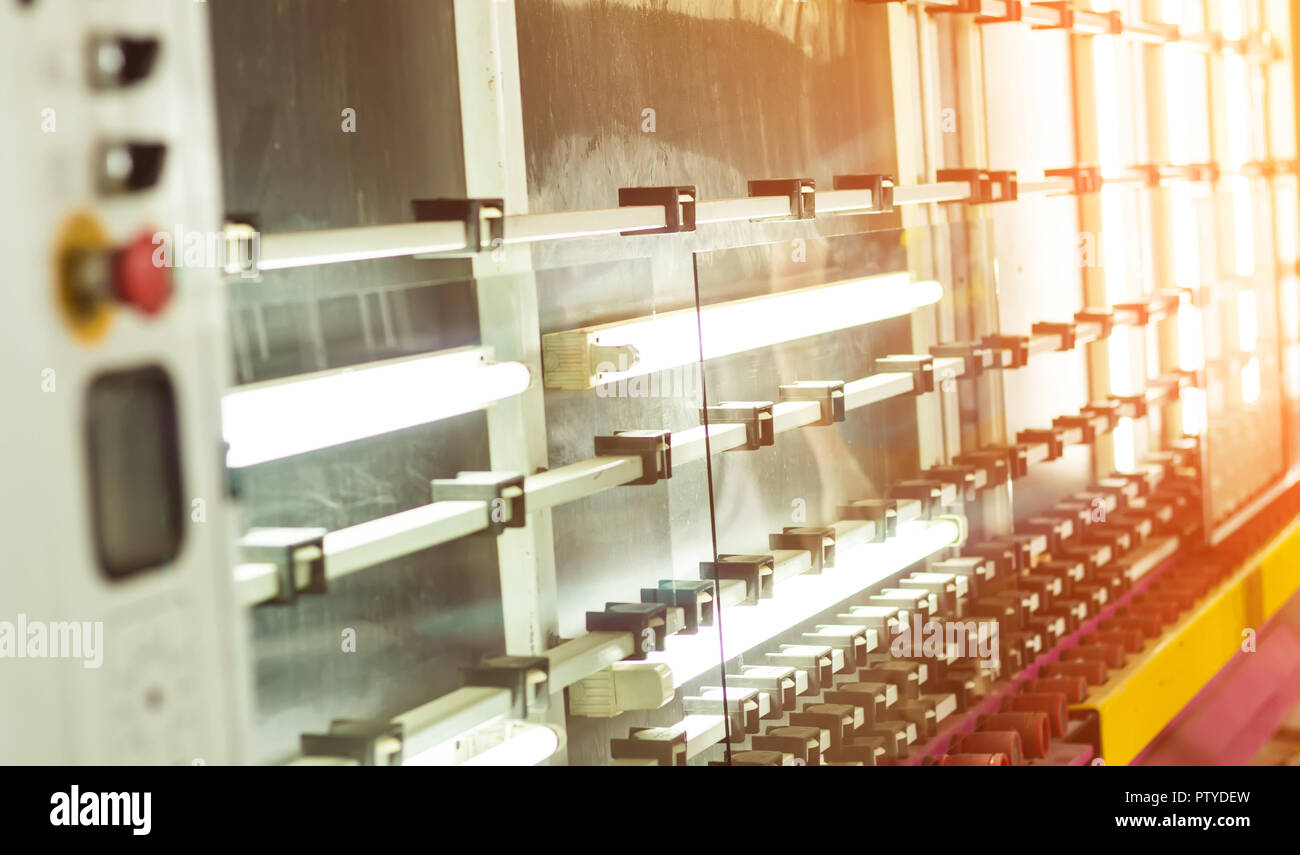 Production of PVC windows and double-glazed windows, a line for washing ...