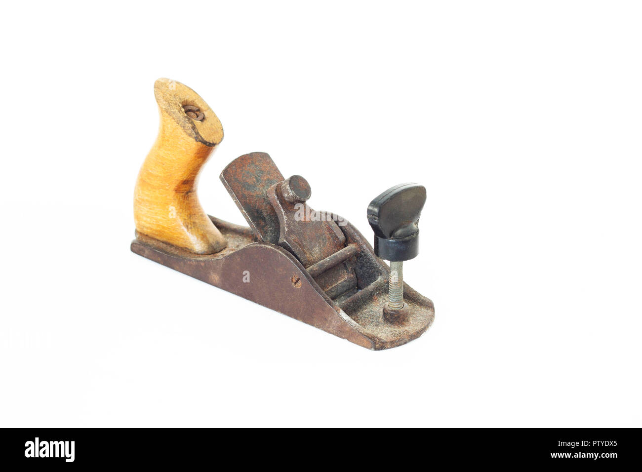 A small plane for wood carving, close-up, isolateA small plane for wood ...