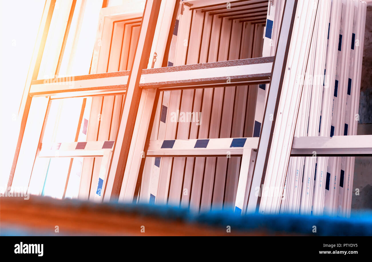 Production of pvc windows, large pvc frames, sun, window frame, pvc ...