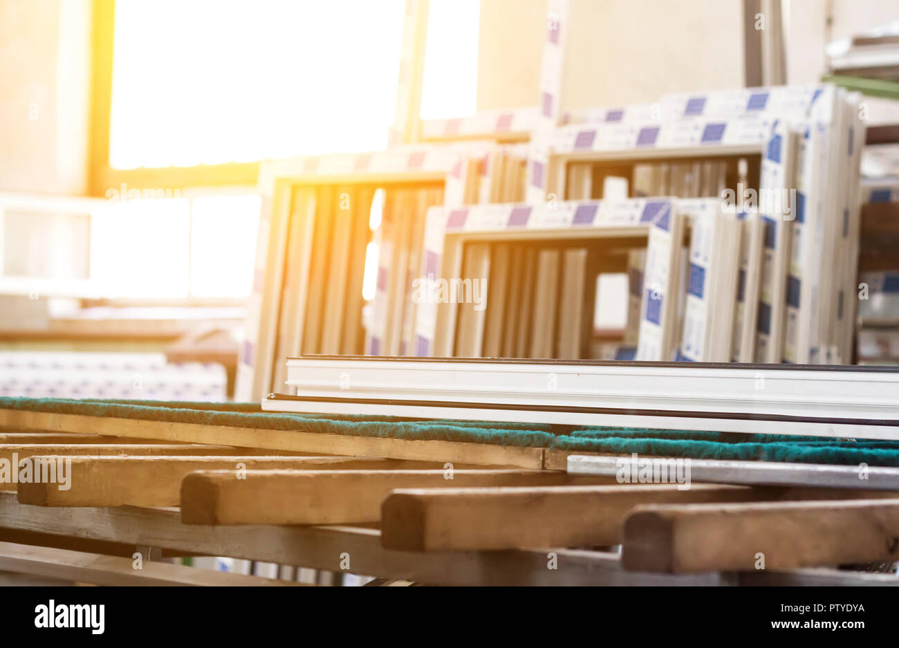 Production of pvc windows, large pvc frames, sun, window frame, pvc ...