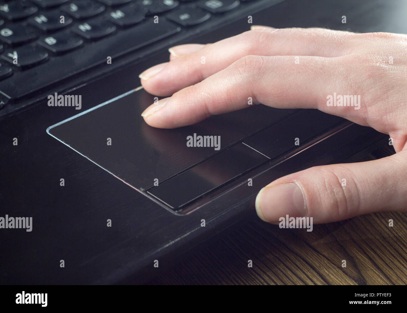 Touchpad typing hi-res stock photography and images - Alamy