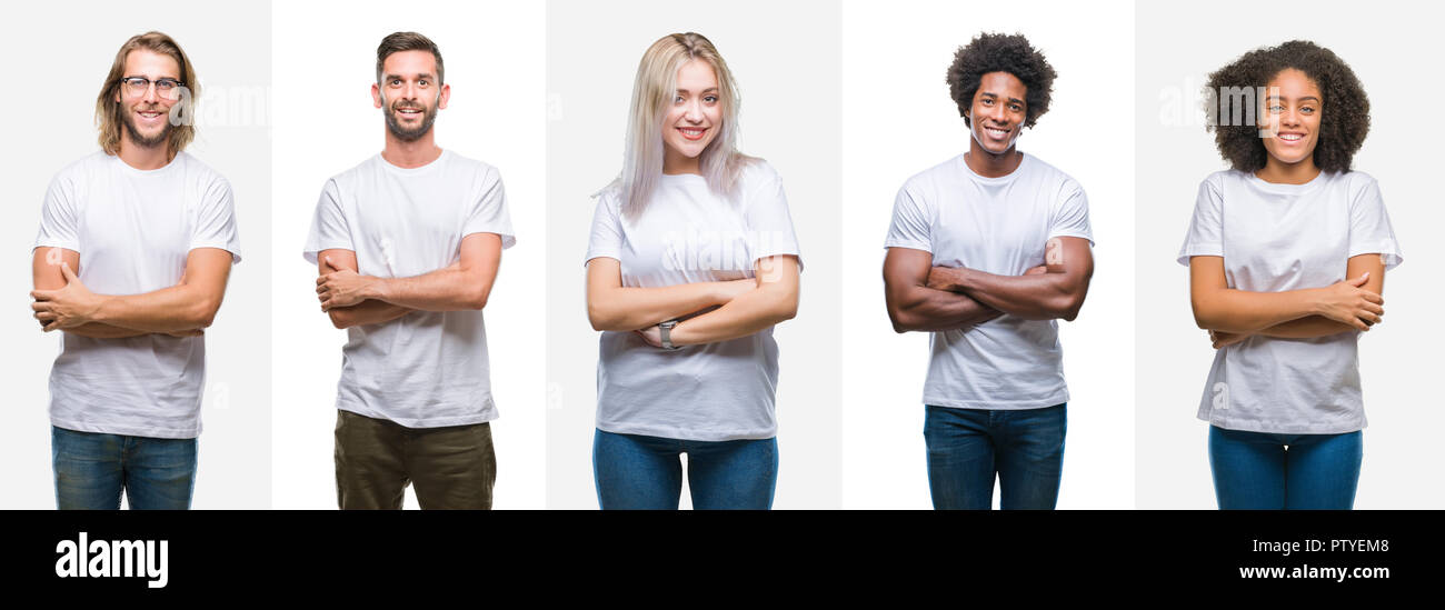 Group Of People Wearing T Shirts