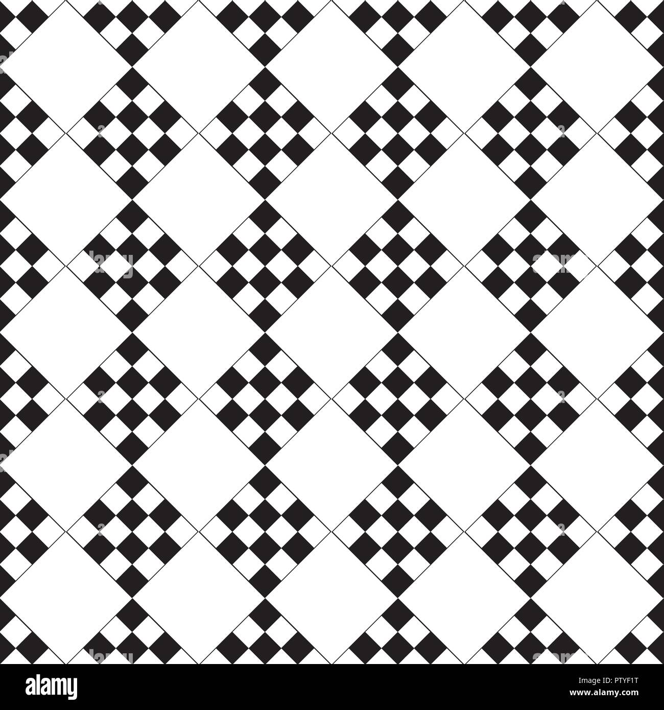 Vector Seamless Pattern Black And White Repeating Geometric Pattern Stock Vector Image And Art
