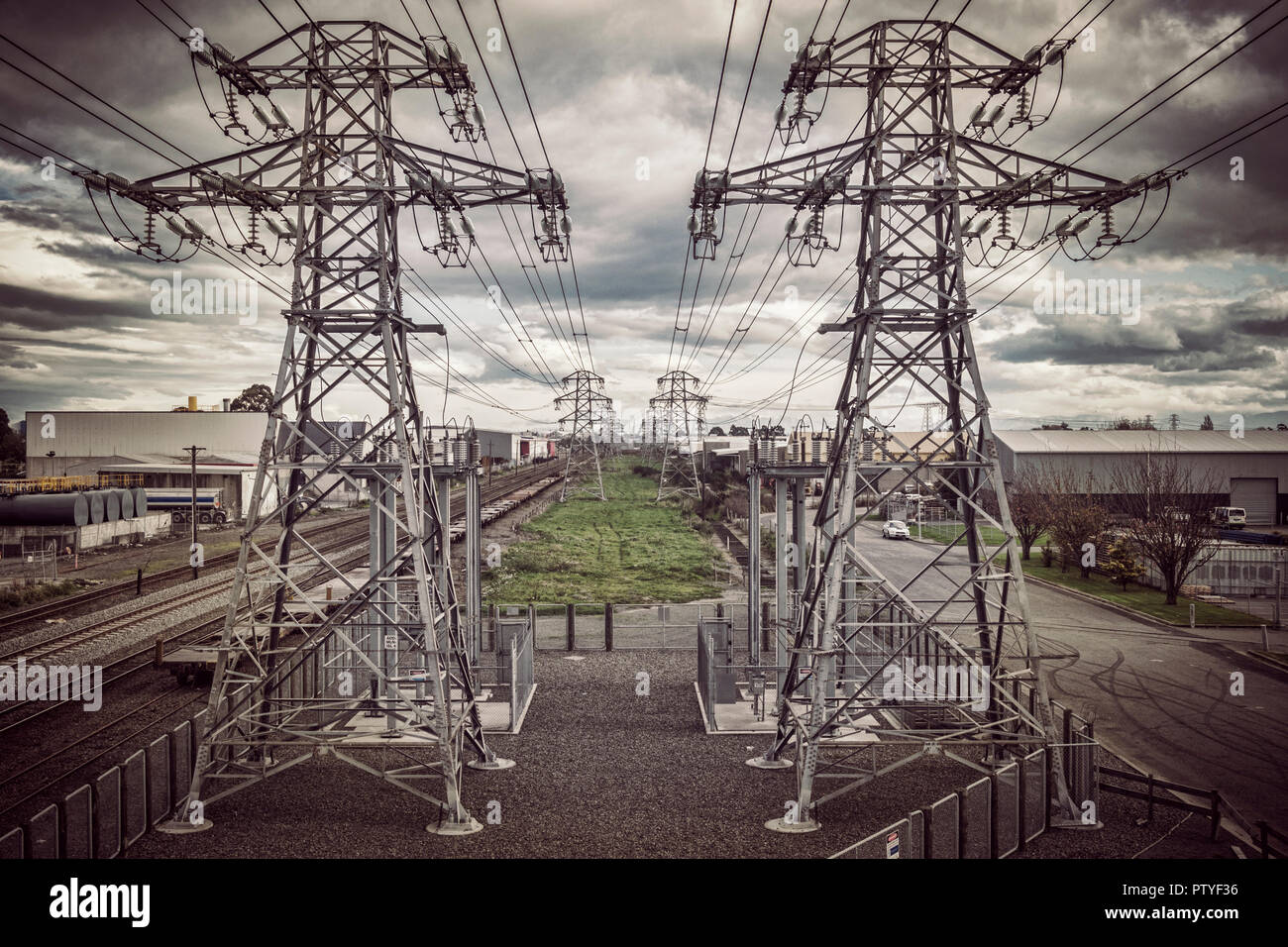 Distribution lines hi-res stock photography and images - Alamy