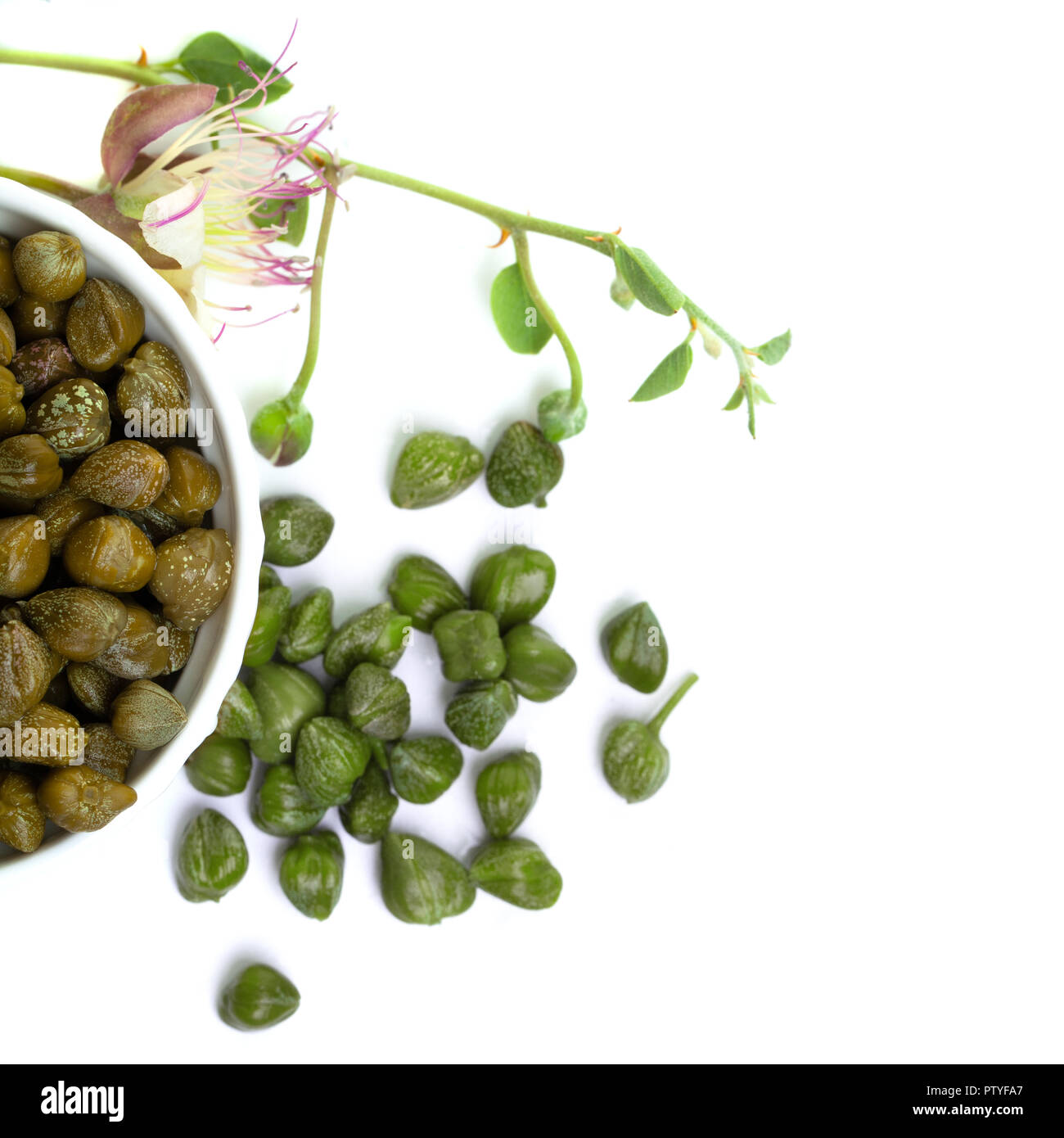 Organic raw pickled capers hi-res stock photography and images - Alamy