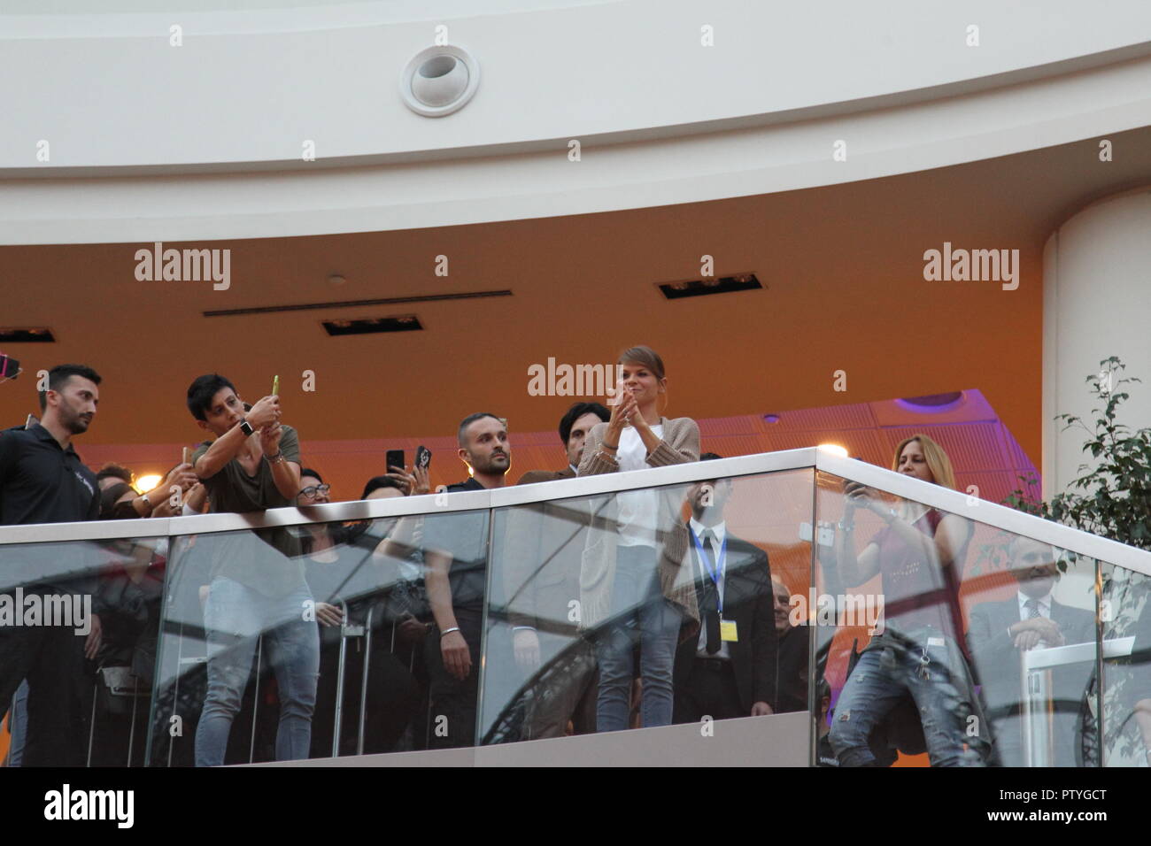 Italian singer Alessandra Amoroso, presents her latest musical album ...