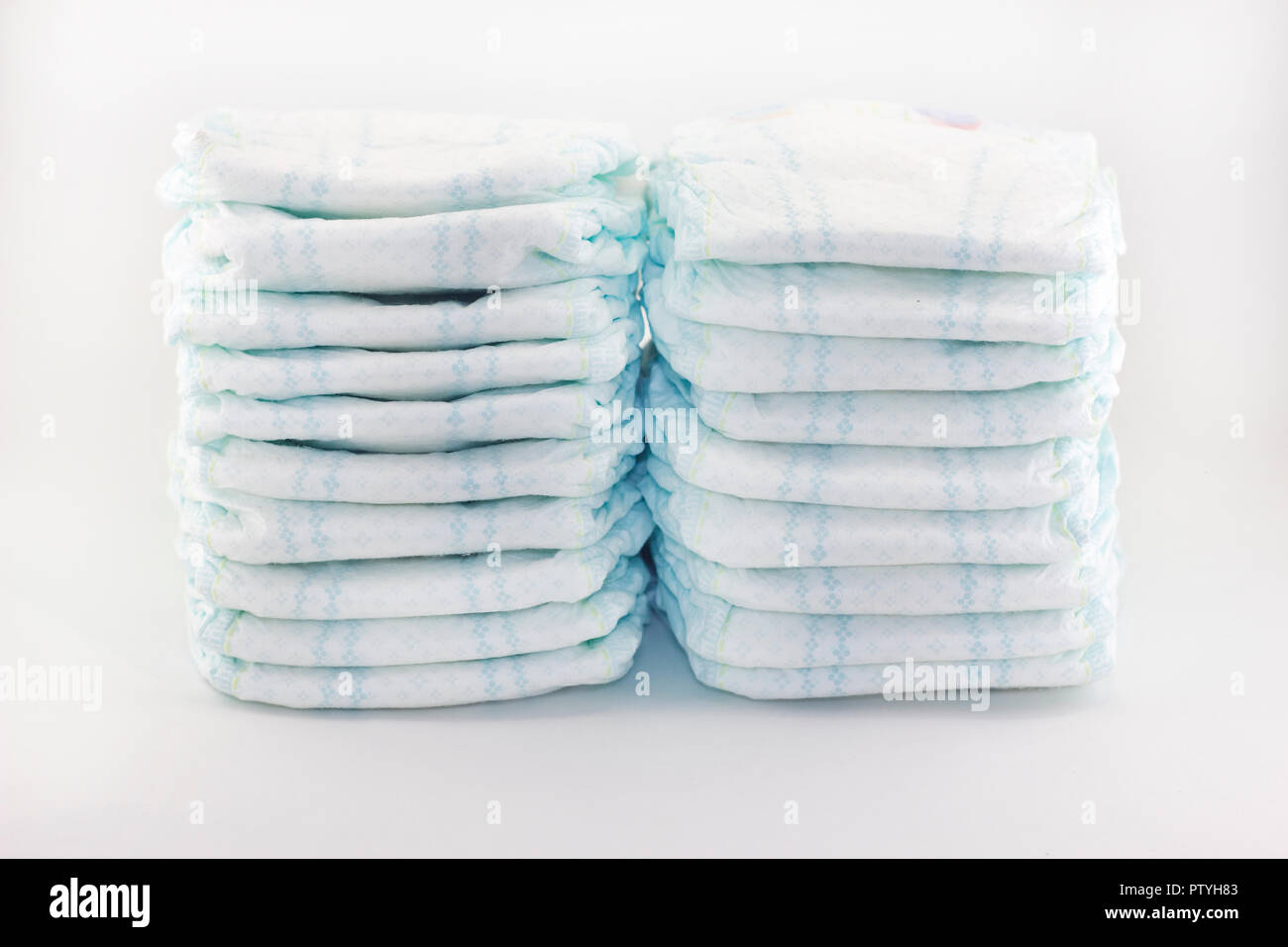 Baby diapers stack hi-res stock photography and images - Alamy