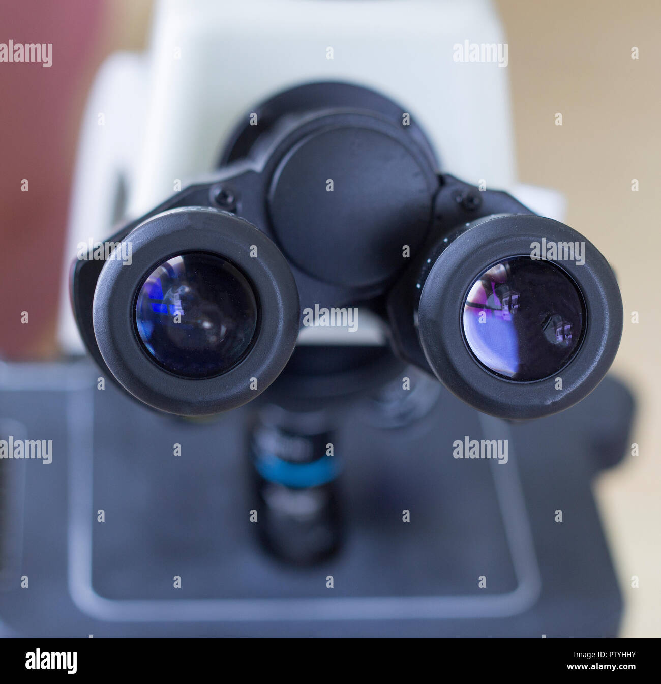 Medical microscope, close-up Stock Photo - Alamy