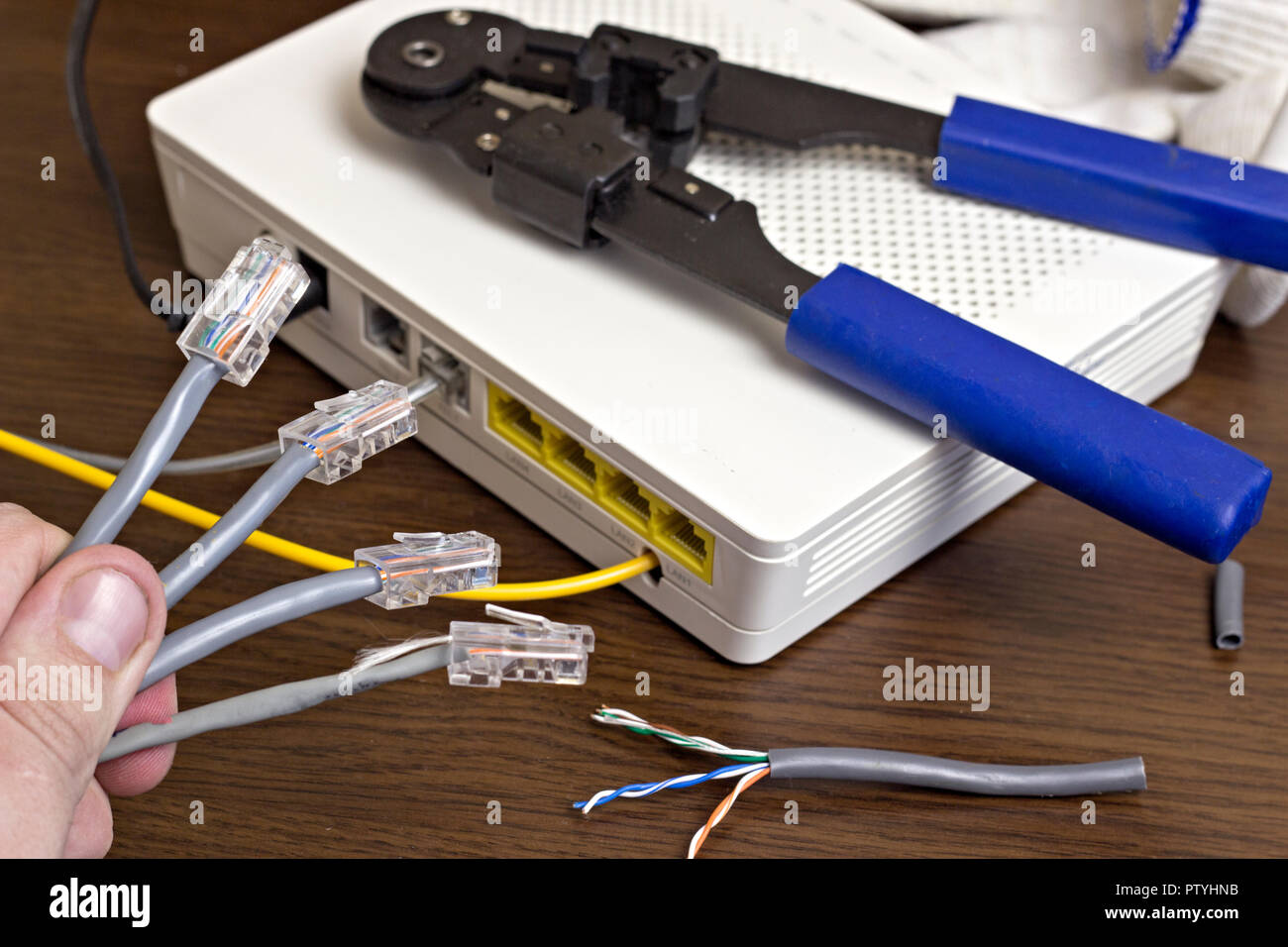 Router desk hi-res stock photography and images - Alamy