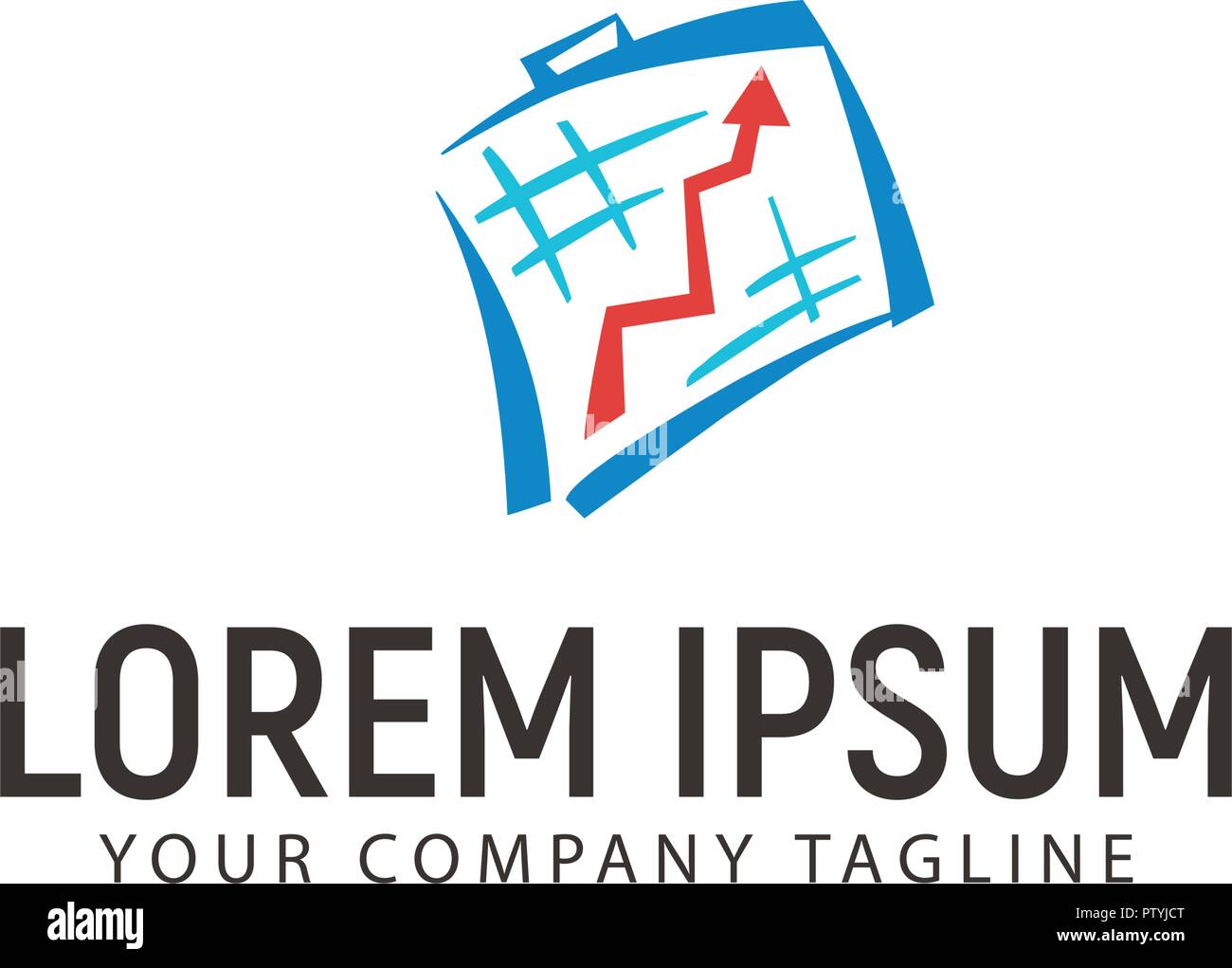 statistics chart business logo design concept template Stock Vector ...