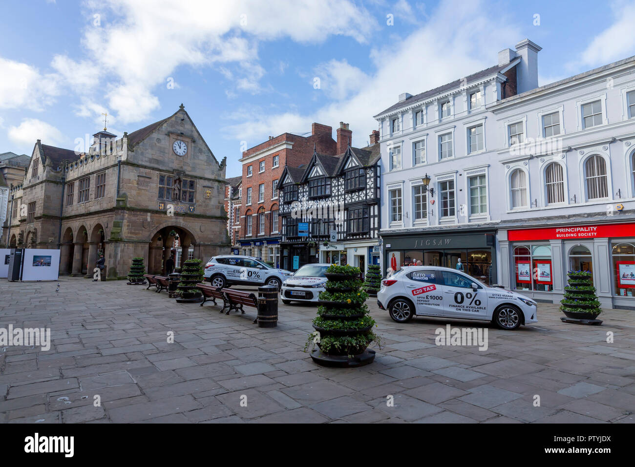 Shrewsbury town centre hi-res stock photography and images - Alamy