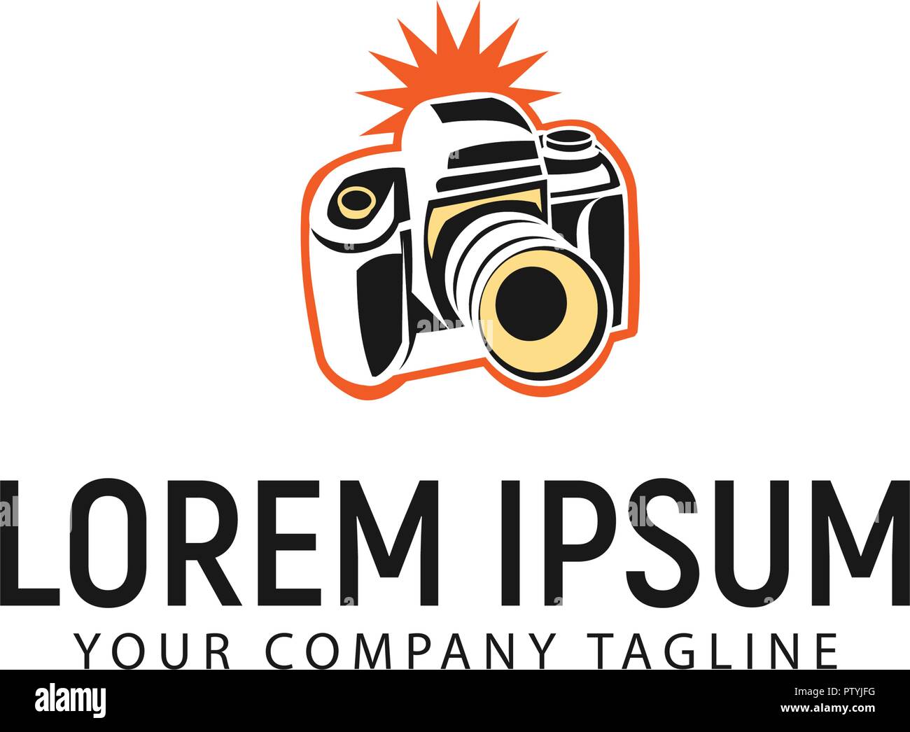 camera logo design concept template Stock Vector Image & Art - Alamy