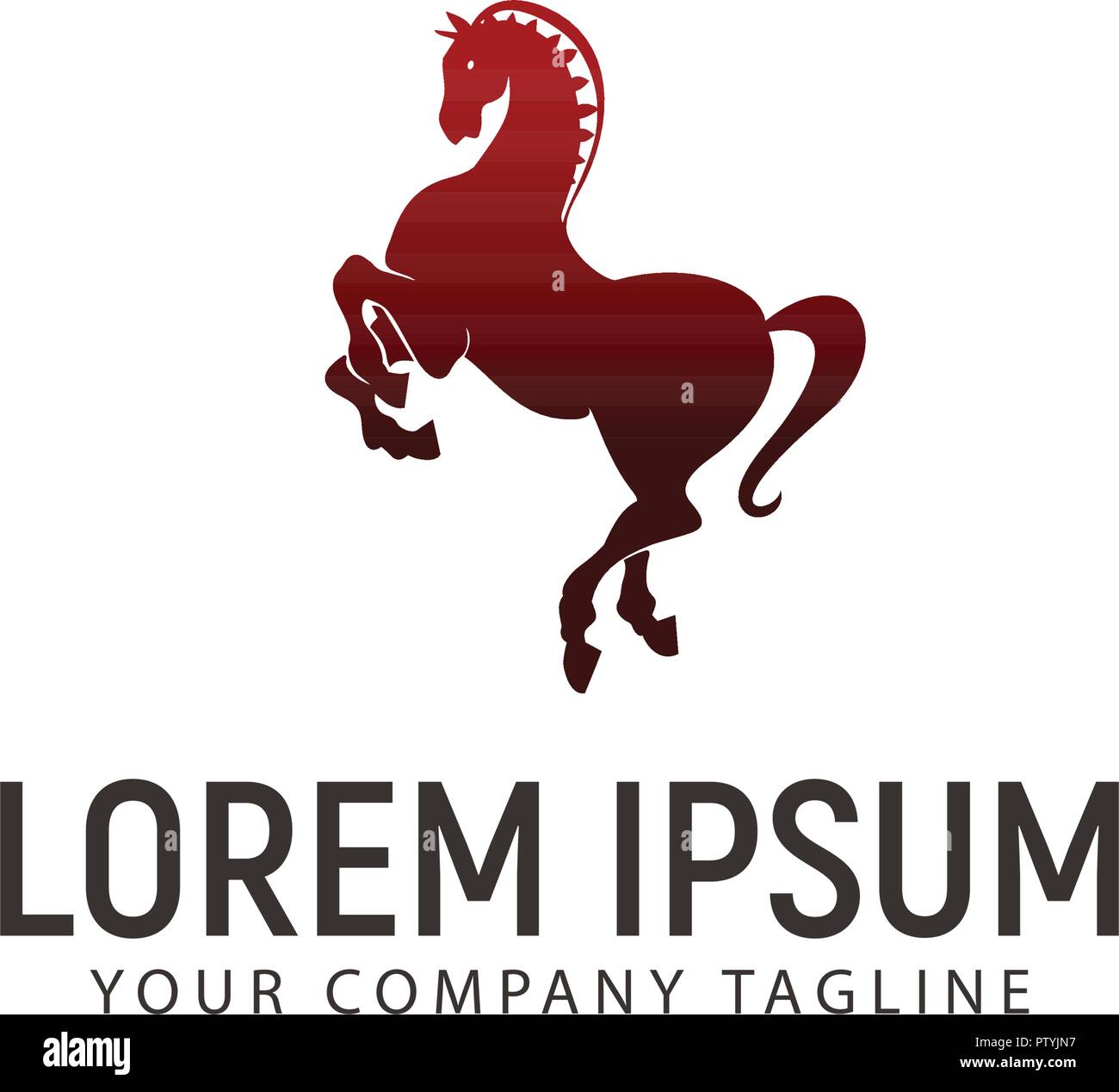Horse Jumping Logo