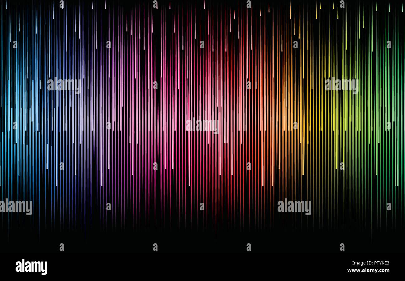 beautiful drop line with rainbow color background Stock Vector Image ...