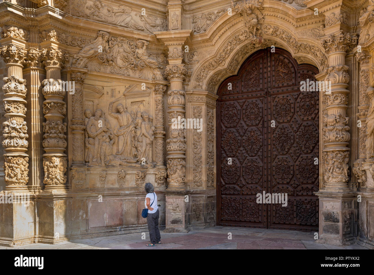 Astorga, Leon Province, Castile and Leon, Spain. Astorga cathedral ...