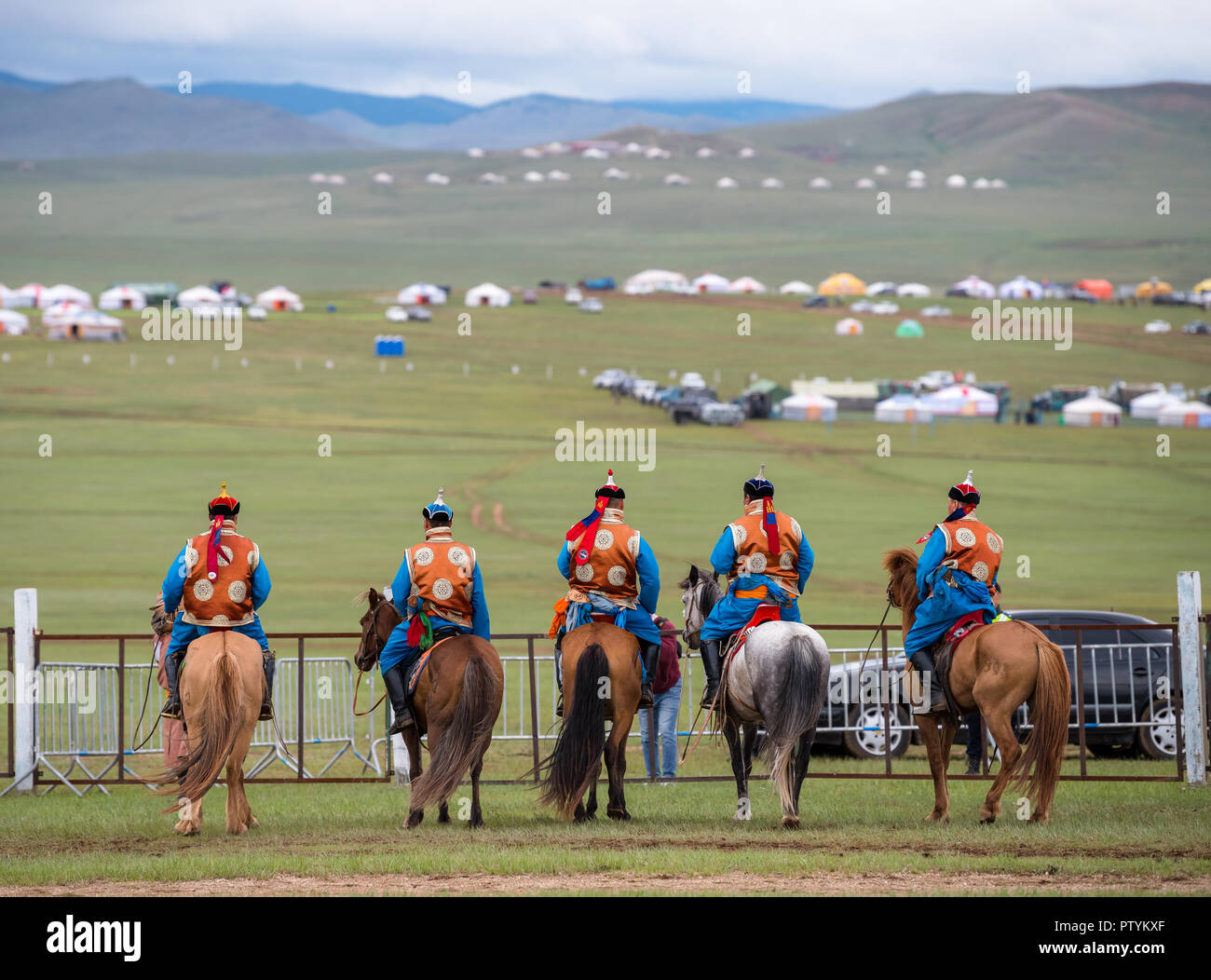 Naadam festival horse race, annual festival in Mongolia Ulaanbaatar ...