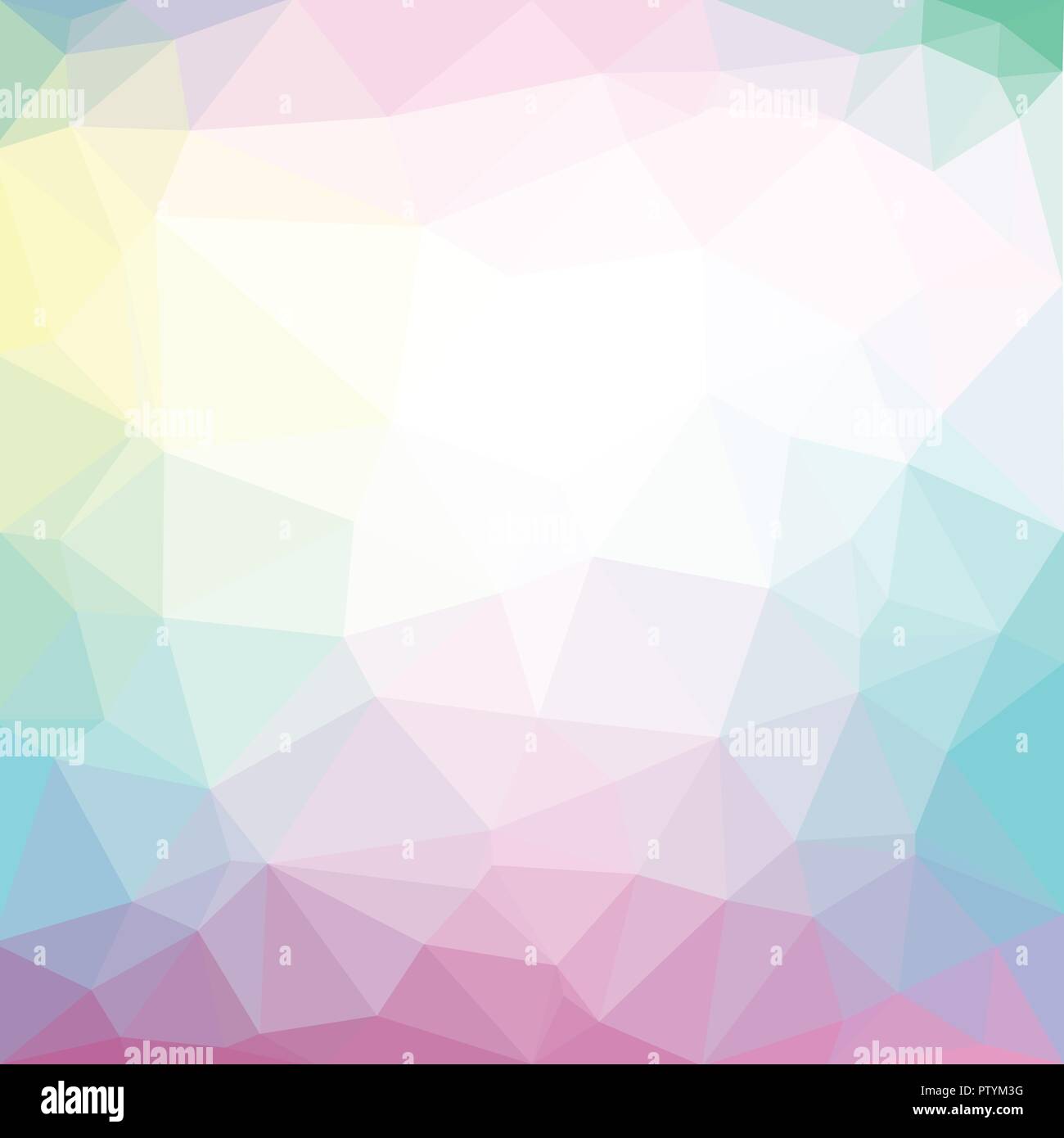 Light pastel color vector Low poly crystal background. Polygon design ...