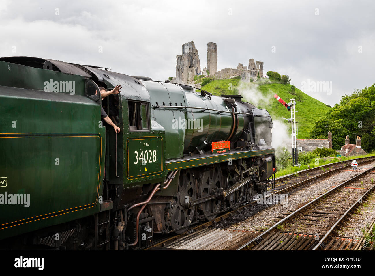 34028 Eddystone Steam Locomotive High Resolution Stock Photography and ...