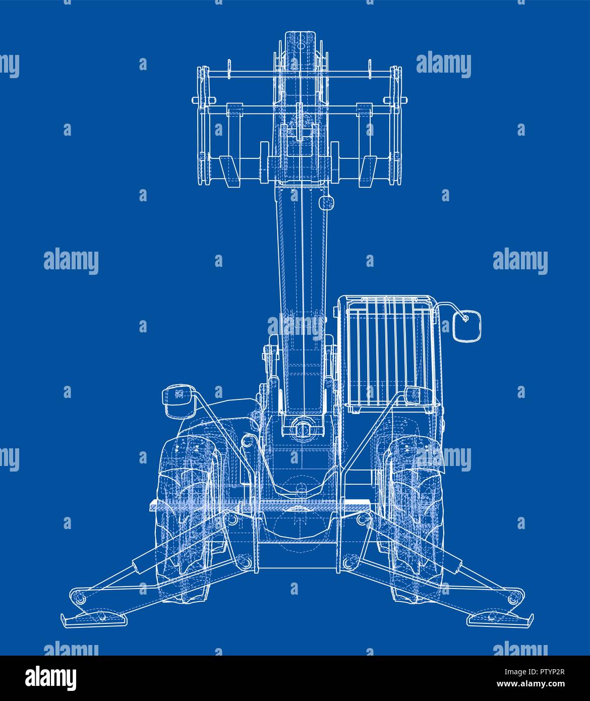 Forklift concept. Vector Stock Vector Image & Art - Alamy