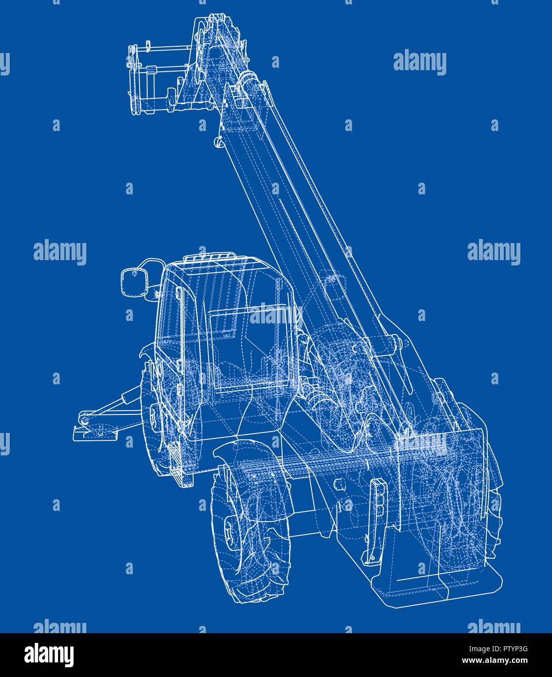 Forklift concept. Vector Stock Vector Image & Art - Alamy