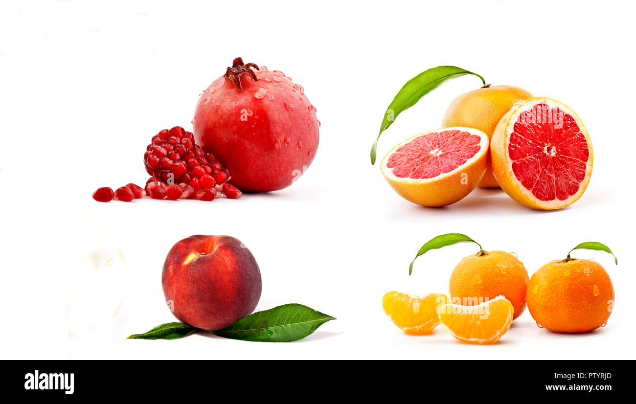 Different types of summer fruits Stock Photo - Alamy