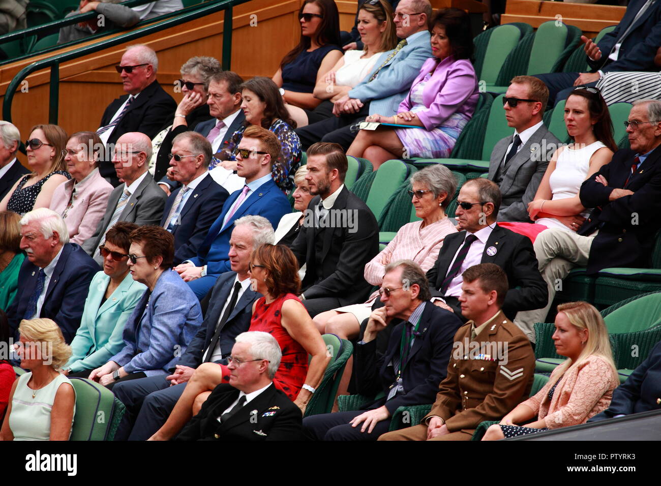 Royal box at wimbledon hi-res stock photography and images - Alamy