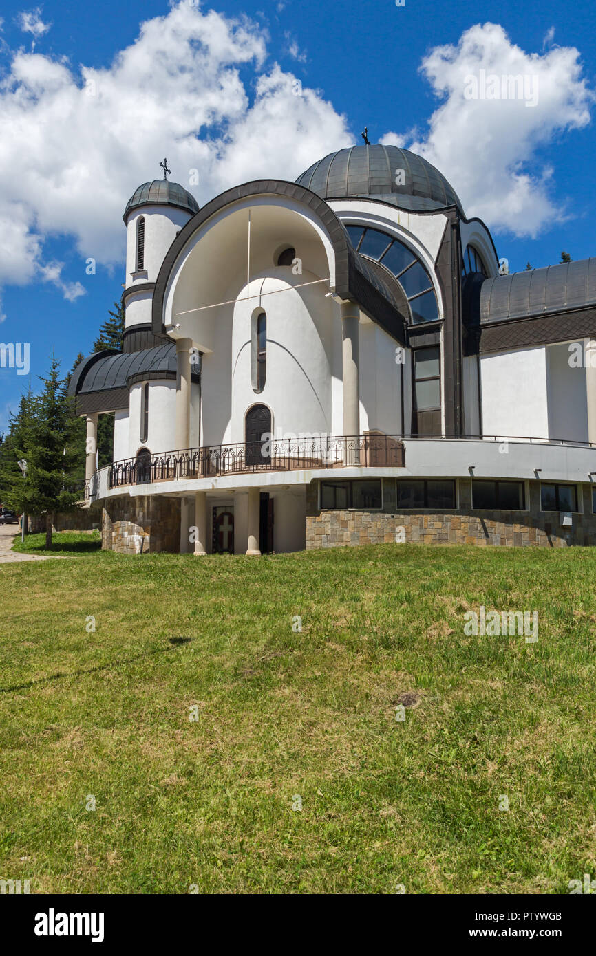 PAMPOROVO, BULGARIA - AUGUST 14, 2018: Church of Assumption of the Most ...